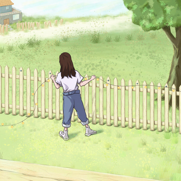 How to Hang String Lights along a Fence – Koopower